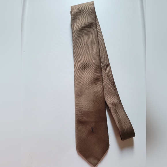 Yves Saint Laurent | Accessories | Vintage Yves Saint Laurent Brown ...